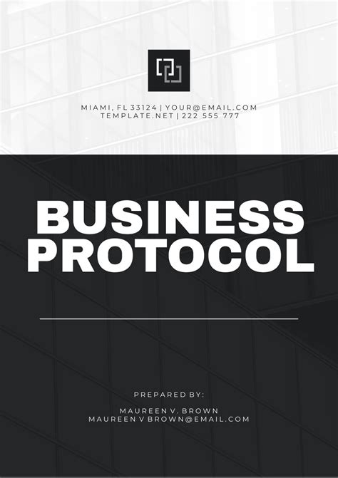 Free Business Protocol Template To Edit Online