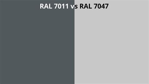 Ral 7011 Vs 7047 Ral Colour Chart Uk