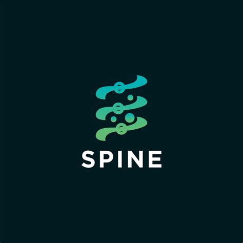 Premium Vector Spine Logo Design Templateicon For Science Technology