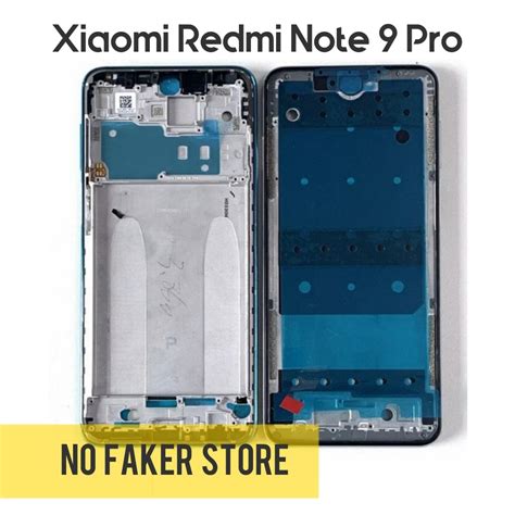 Jual Frame Bezel Xiaomi Redmi Note 9 Pro Tatakan Lcd Tulang Tengah