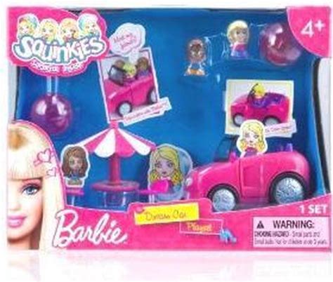 Squinkies Barbie Dream Car Playset