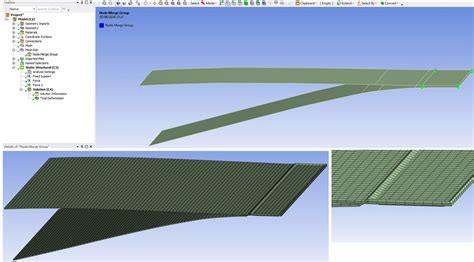 Node Merging Mesh From Acp Shell Geometry Ransys