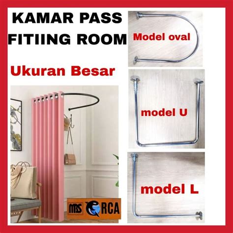 Jual Kamar Pass Fitting Room Hangger Fiting Room Shopee Indonesia