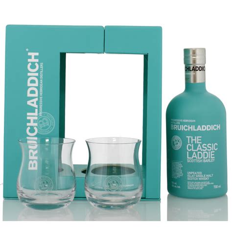 Bruichladdich The Classic Laddie Scottish Barley Glass Pack Auction