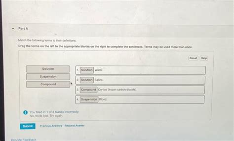 Solved Part A Match The Following Terms To Their Chegg