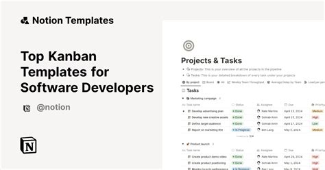Top Kanban Templates For Software Developers Notion Template Marketplace