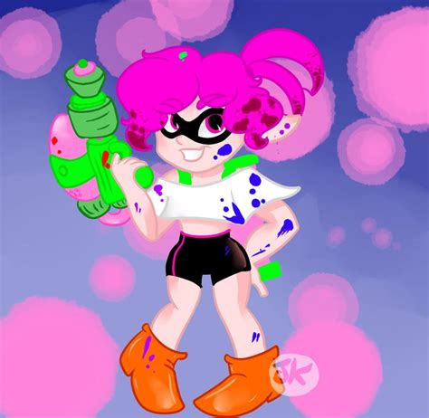 Splatoon Sona By Dragonfoxgirl On Deviantart