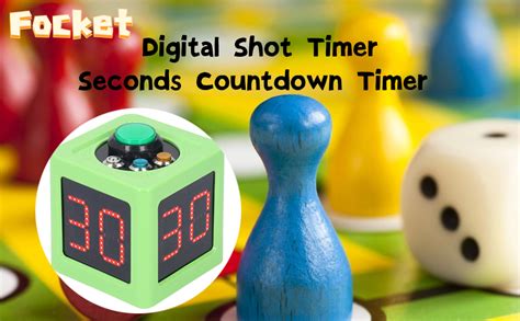digital shot timer 1 4in hd display cube timer with three