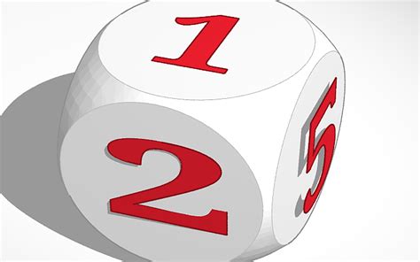 3d Design Dado Tinkercad