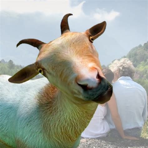 Goat Stickers On Photos By Mireia Lluch Ortola