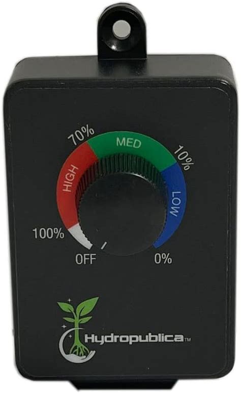 Hydropublica Variable Fan Speed Controller Cordless Vent Blower Speed Adjuster For