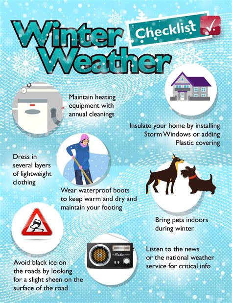 Are You Prepared For The Winter Weather Heres How To Stay Safe In The Winter Months Infogr