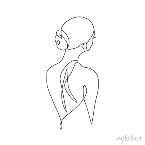 Female Back Drawing