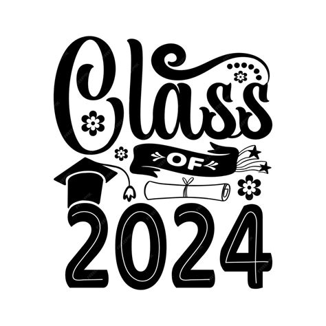 Premium Vector Class Of 2024