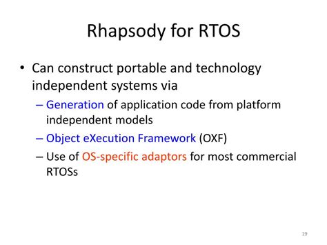 Ppt Uml Embedded Systems And Application Frameworks Powerpoint
