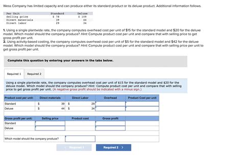Solved Using A Single Plantwide Rate The Company Chegg