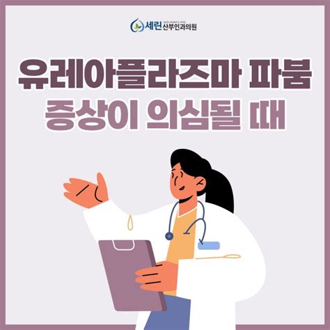 여성질환인 유레아플라즈마 파붐 의심되는 증상들 네이버 블로그