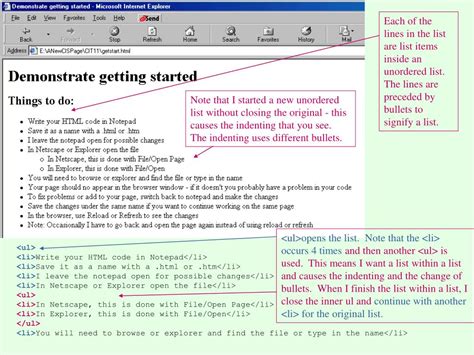 Ppt Getting Started With Html Powerpoint Presentation Free Download