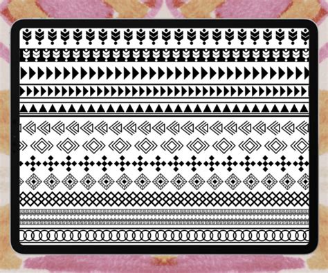 Artstation Border Brush Set For Procreate Brushes