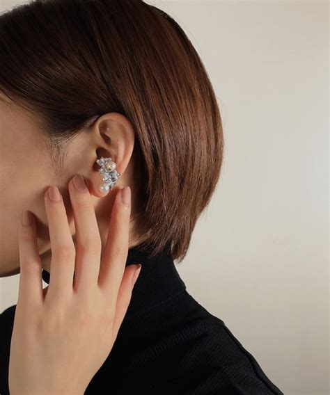 Silver925ジルコニアパールラウンドイヤーカフレディースメンズ（イヤーカフ）｜em（イーエム）のファッション通販 Zozotown