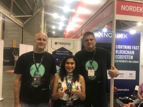 srdjan vukmirovic on linkedin with sonny mohanty at nordek booth