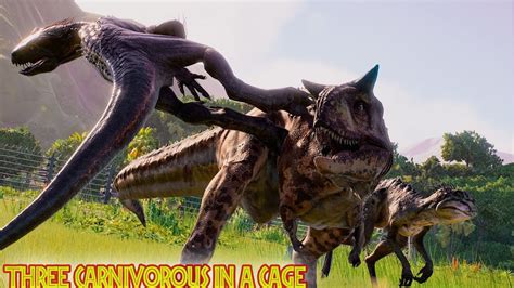 Dinosaur Fight Jurassic World Evolution Kingdom Lion Sculpture