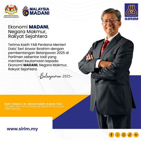 Sirim Berhad On Linkedin Sirim Belanjawan2025 Bajet2025