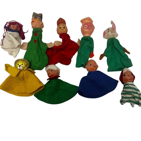 Vintage Finger Puppets