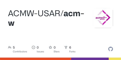 Github Acmw Usaracm W
