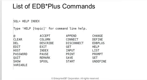 Module 15 Edbplus Postgres Administration Essentials From Edb