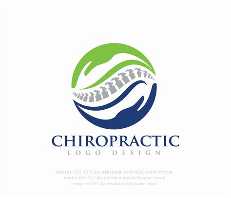 Chiropractic Logo Or Clinic Logo 20805679 Vector Art At Vecteezy