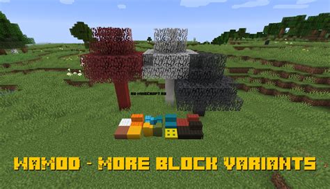 WaMod More Block Variants больше видов блоков 1 14 4 Скачать