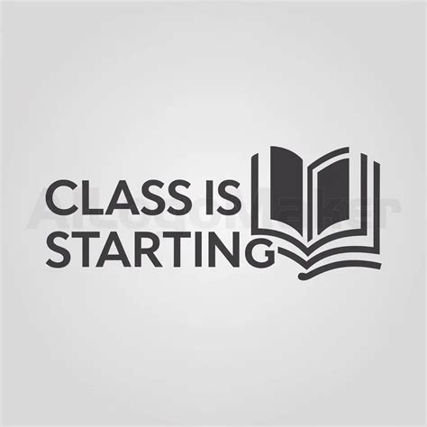 Logo Design For Class Is Starting Educational Logo Featuring A Book