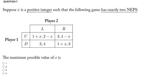 Solved QUESTION 7 Suppose X Is A Positive Integer Such That Chegg Com