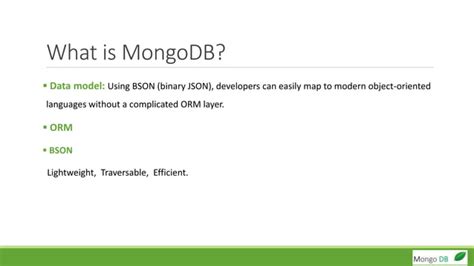 Mongodb Pptx