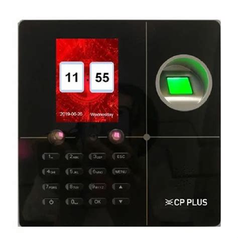 Fingerprint Recognition CP Plus CP VTA M1143 Time Attendance System For Security Purpose Face