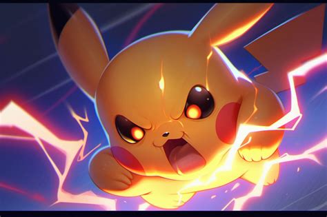 Lightning Pikachu Pokemon By Dougpanda89 On Deviantart