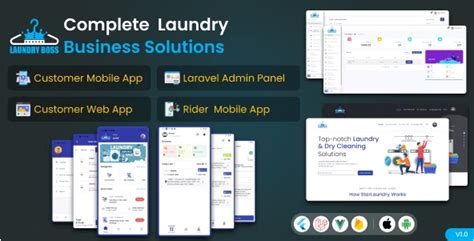 Laundry Boss Laundry Solution Mobile App With Web Admin Panel