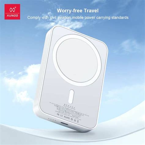 For XUNDD XDCH 047 PD 20W 10000mAh Magnetic Wireless Fast Charging Power Bank COD Shopee