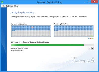 Free Registry Defragmenter To Defrag Windows Registry