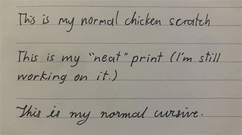 I Have Three Script Styles How Are They Rhandwriting
