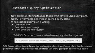 What S New In SQL Server 2017 PPT