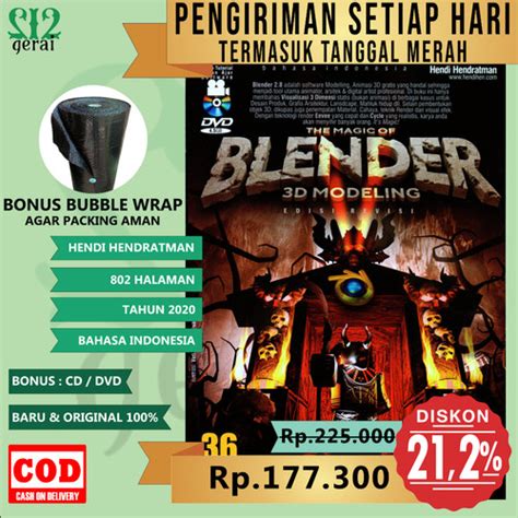 Jual Buku The Magic Of Blender Tutorial Desain D Modelling Disampul Kota Cimahi Gerai