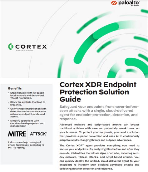 Cortex Xdr Endpoint Protection Solution Guide Laketec
