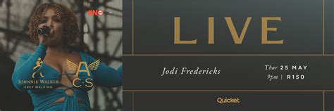 Book Tickets For Jodi Fredericks