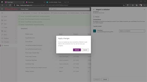 Installation PowerApps Icon Menu Builder V2
