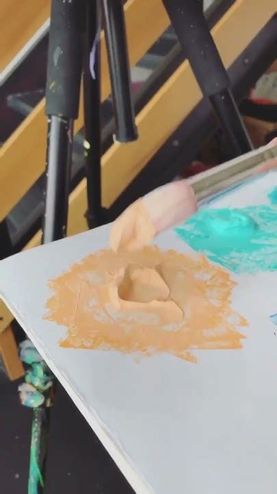 Simple Techniques To Blend With Acrylics 🎨🖌️ Shorts Acrylicpainting