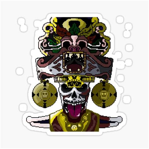 Mictlantecuhtli Sticker For Sale By Androbrun Redbubble