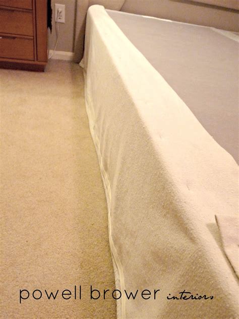 Powell Brower At Home One Hour Diy No Sew Bed Skirt