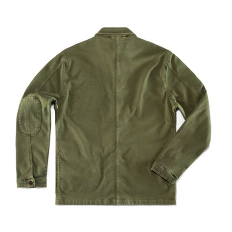 Andsons Carver Jacket Mens Chore Jacket Cotton Twill Green